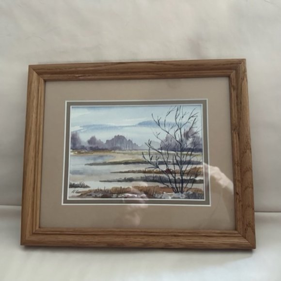 Wall Decor | Framed Original Watercolor Painting | Poshmark